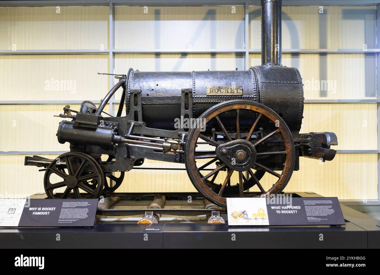 Locomotion Darlington Shephensons Rocket designed by George and Robert ...