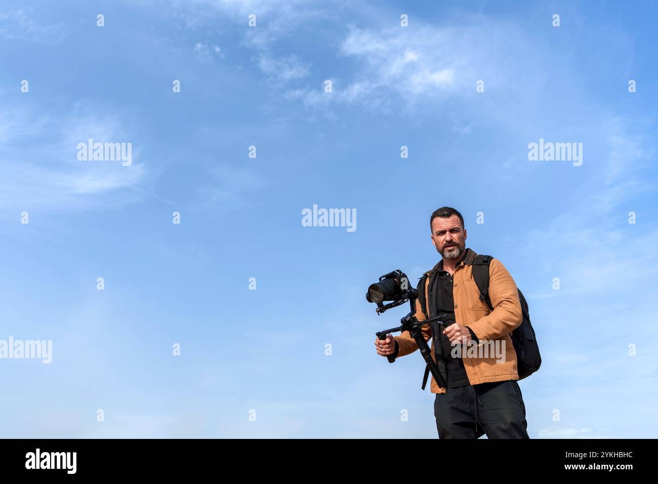 Videographer professional gimbal video hi-res stock photography and ...