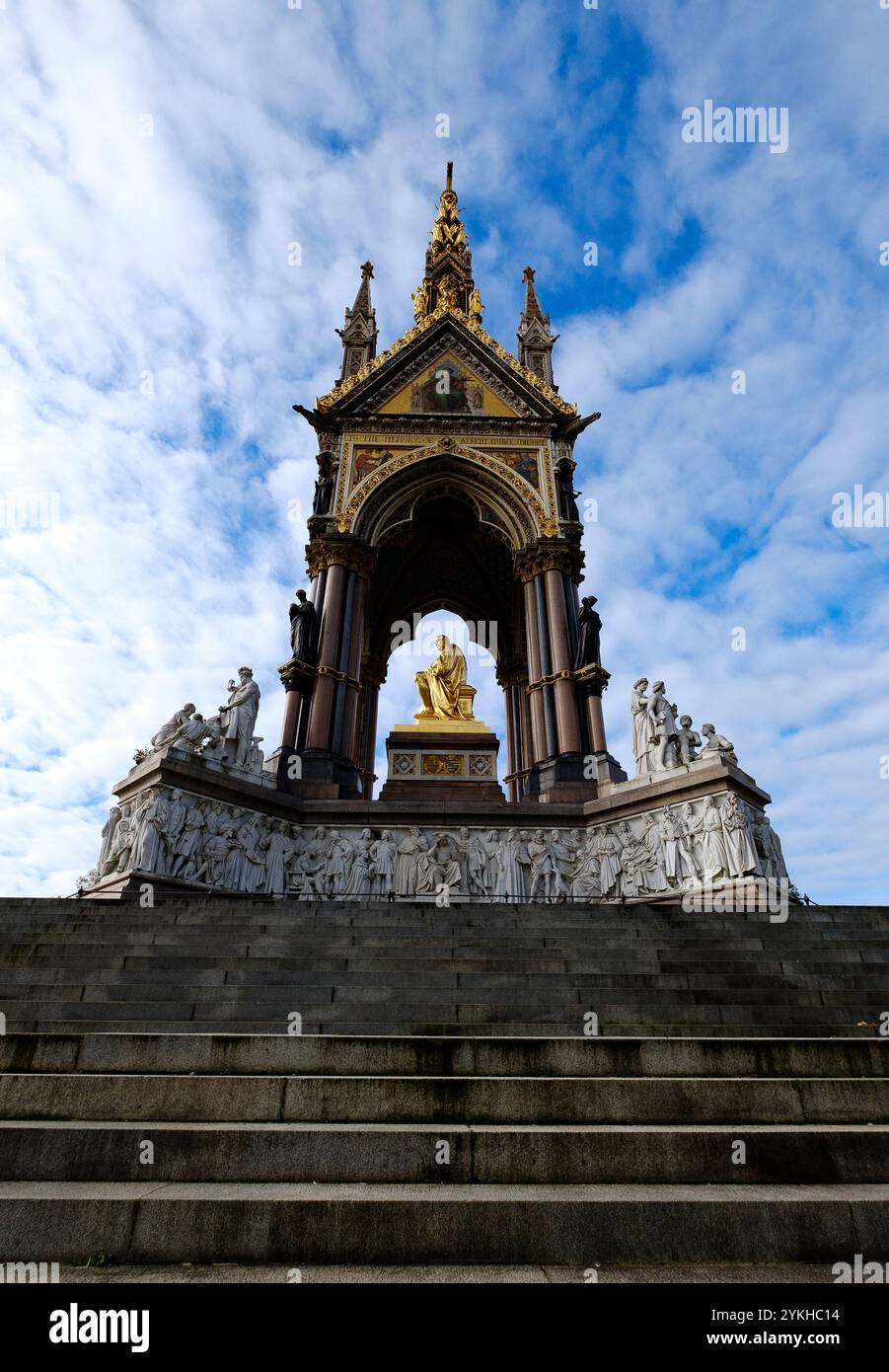 The Albert Memorial in South Kensington opposite the Albert Hall Stock ...