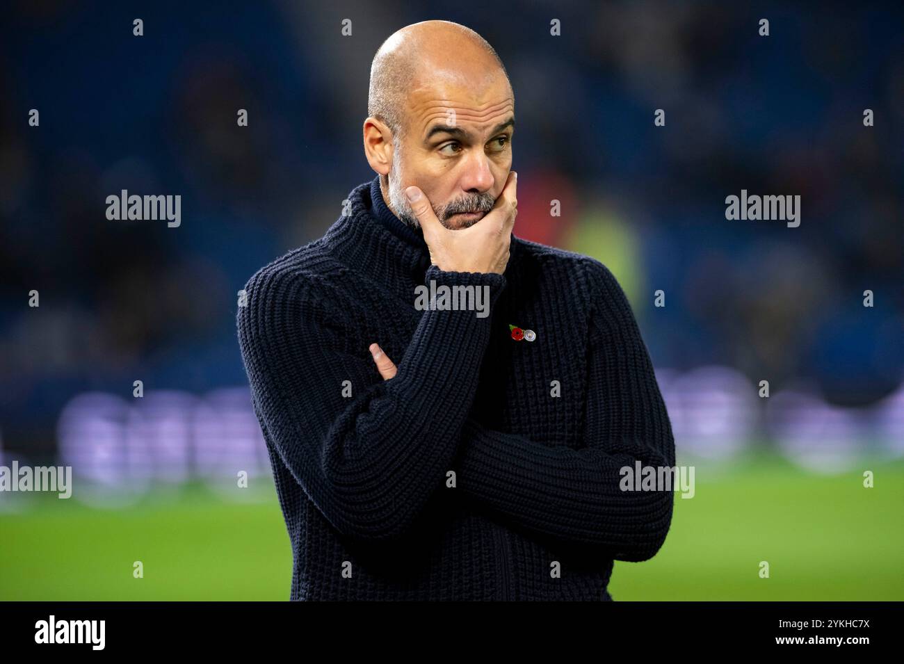 Pep guardiola worried hi-res stock photography and images - Alamy