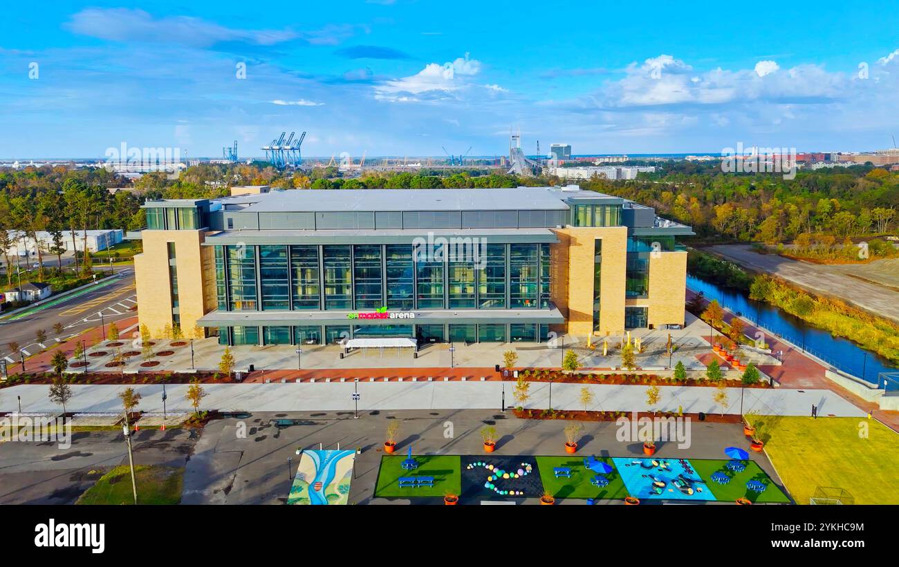 Enmarket Arena in Savannah Georgia - SAVANNAH, GEORGIA - OCTOBER 28 ...