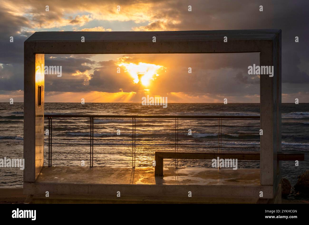 Rocky coast cyprus sunset hi-res stock photography and images - Alamy