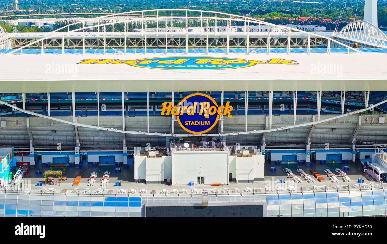 Miami dolphins stadium view hard rock hi-res stock photography and ...