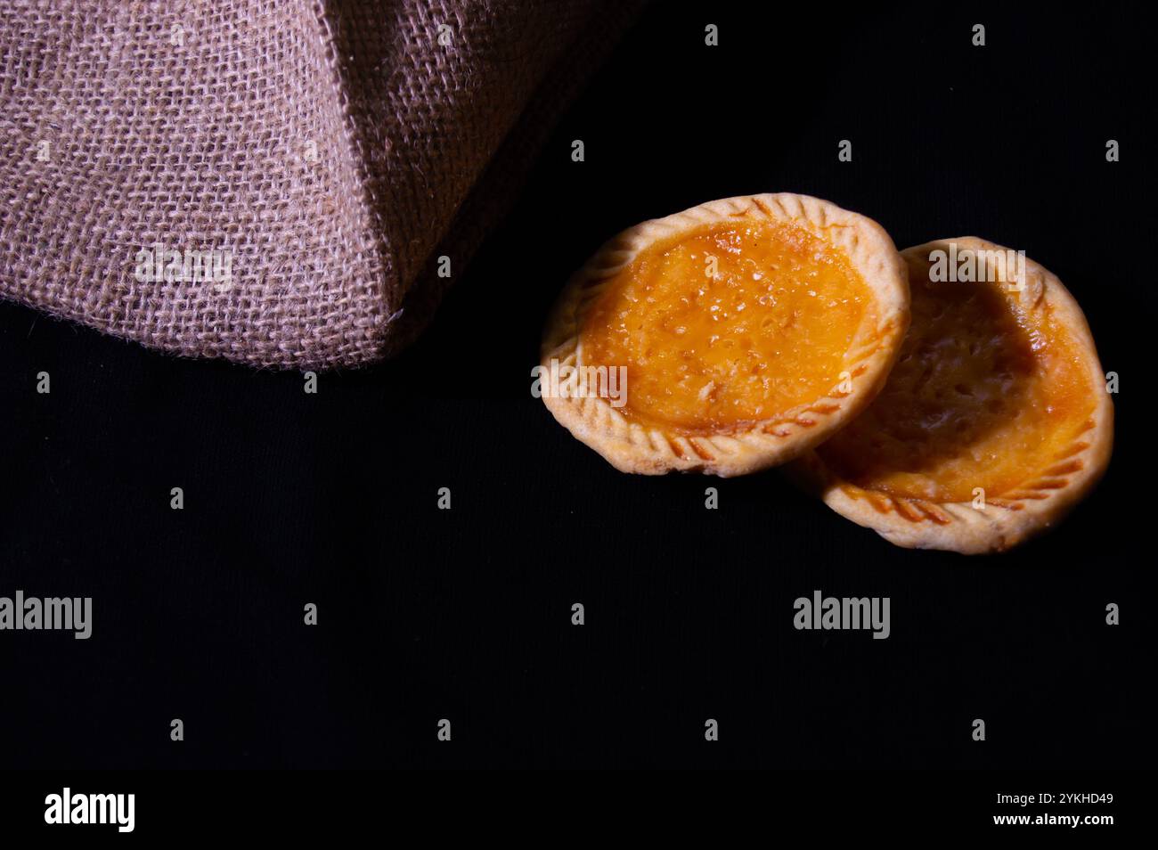 Pie Susu or custard tarts is popular snack from Bali, Indonesia. Made ...