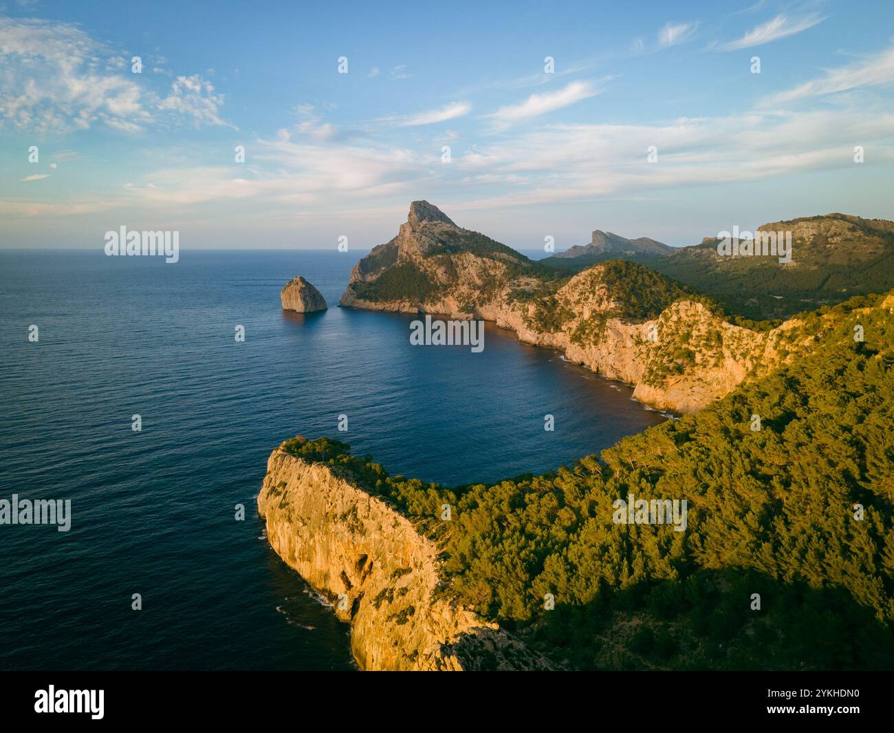 Aerial view of luxury beach in Mallorca Stock Photo - Alamy
