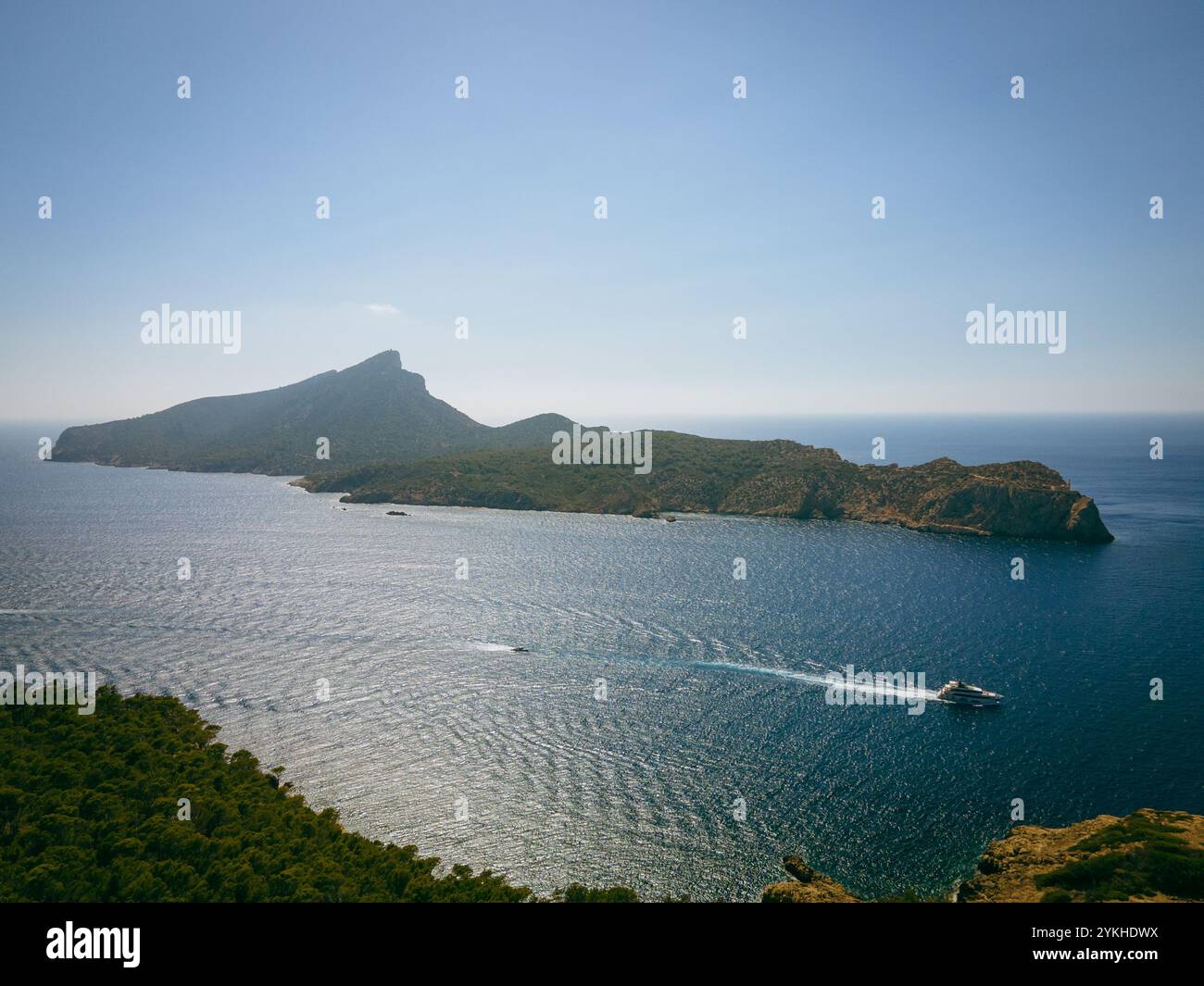 Aerial view of luxury beach in Mallorca Stock Photo - Alamy