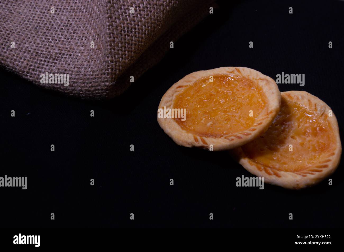 Pie Susu or custard tarts is popular snack from Bali, Indonesia. Made ...