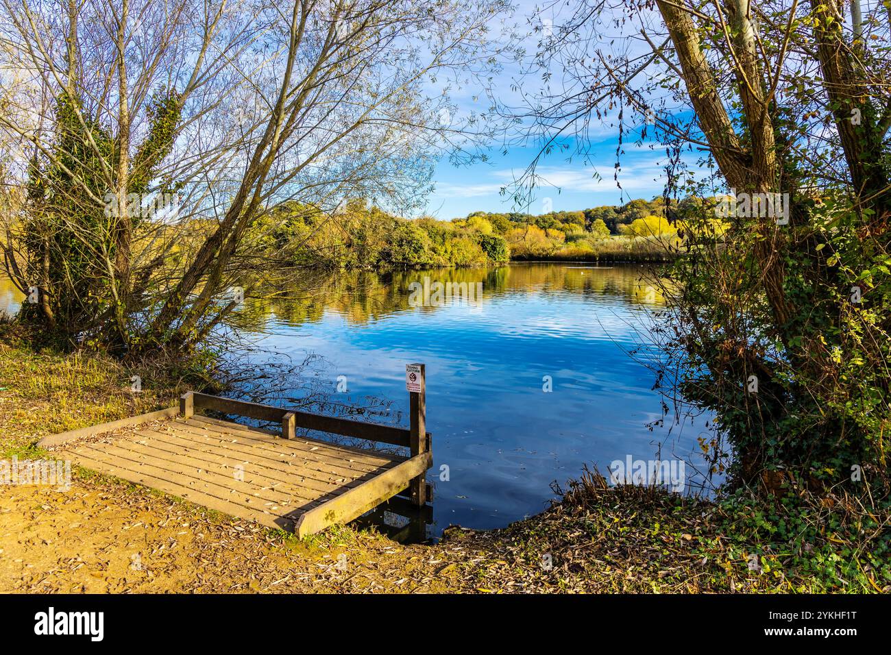 Hainault Forest Lake, Hainault Forest Country Park, England Stock Photo ...