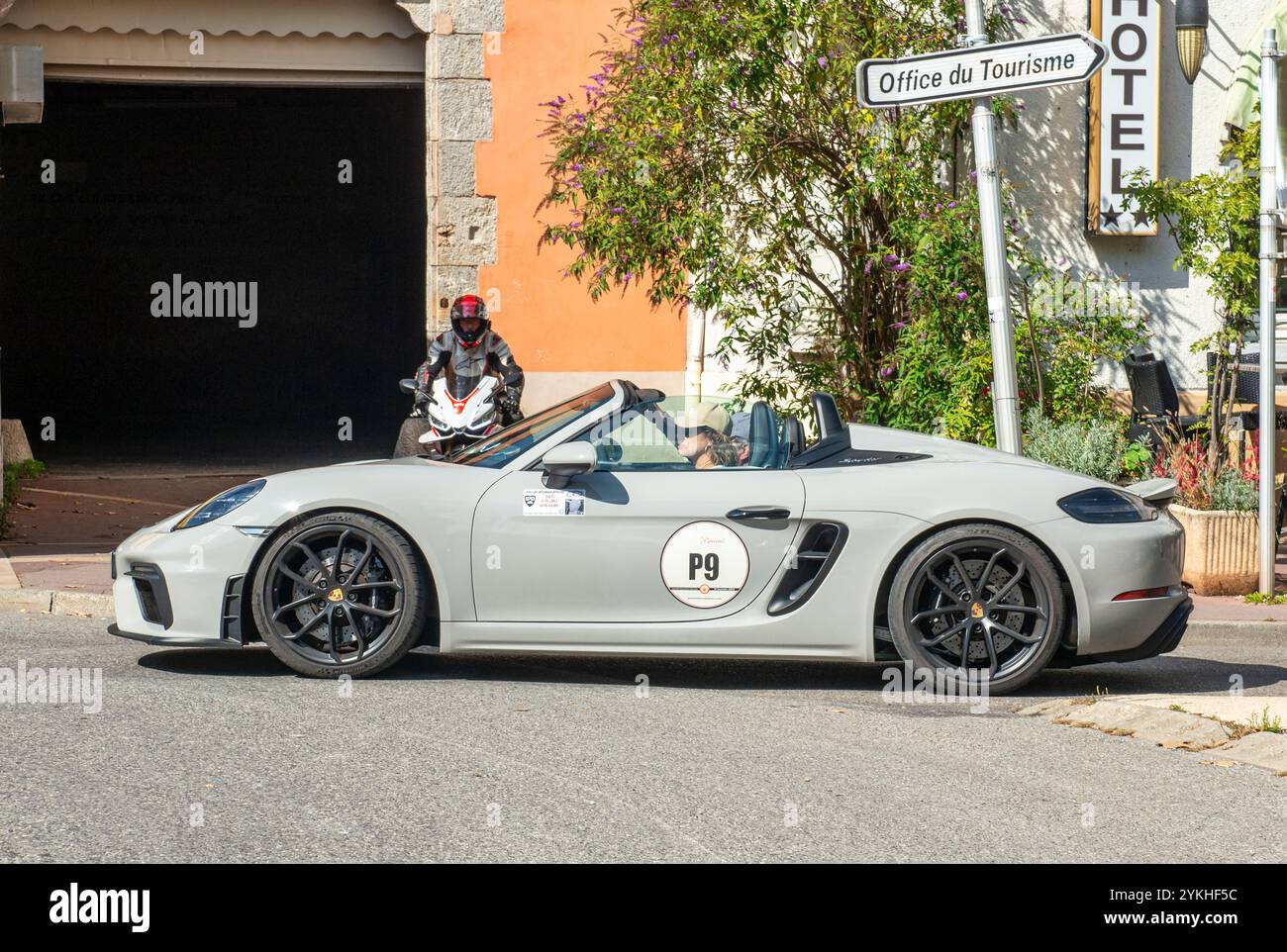 Porsche 911 in Castellane, France set in the Alps-de-Haute-Provence at ...