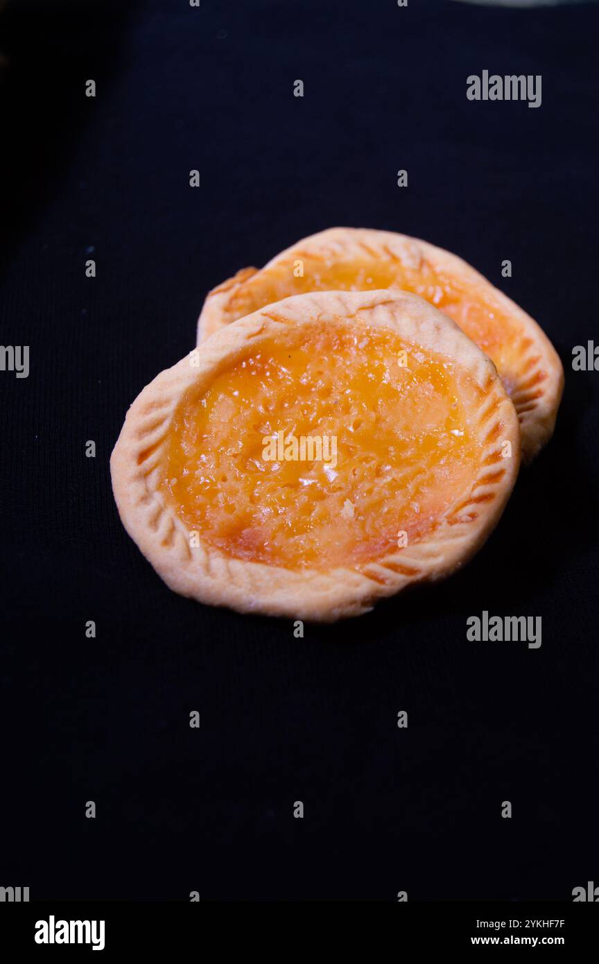 Pie Susu or custard tarts is popular snack from Bali, Indonesia. Made ...