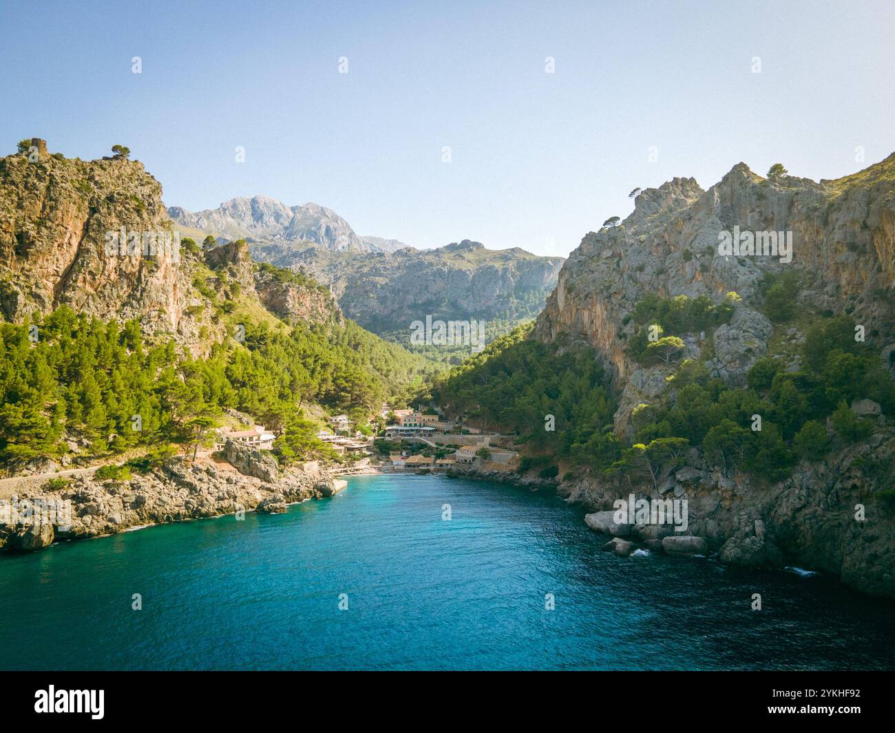 Aerial view of luxury beach in Mallorca Stock Photo - Alamy
