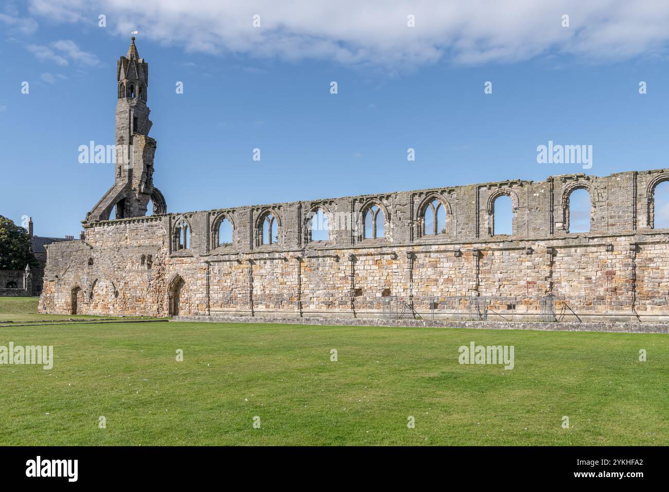 The remains of St Andrews Cathedral, St Andrews, Fife, Scotland Stock ...