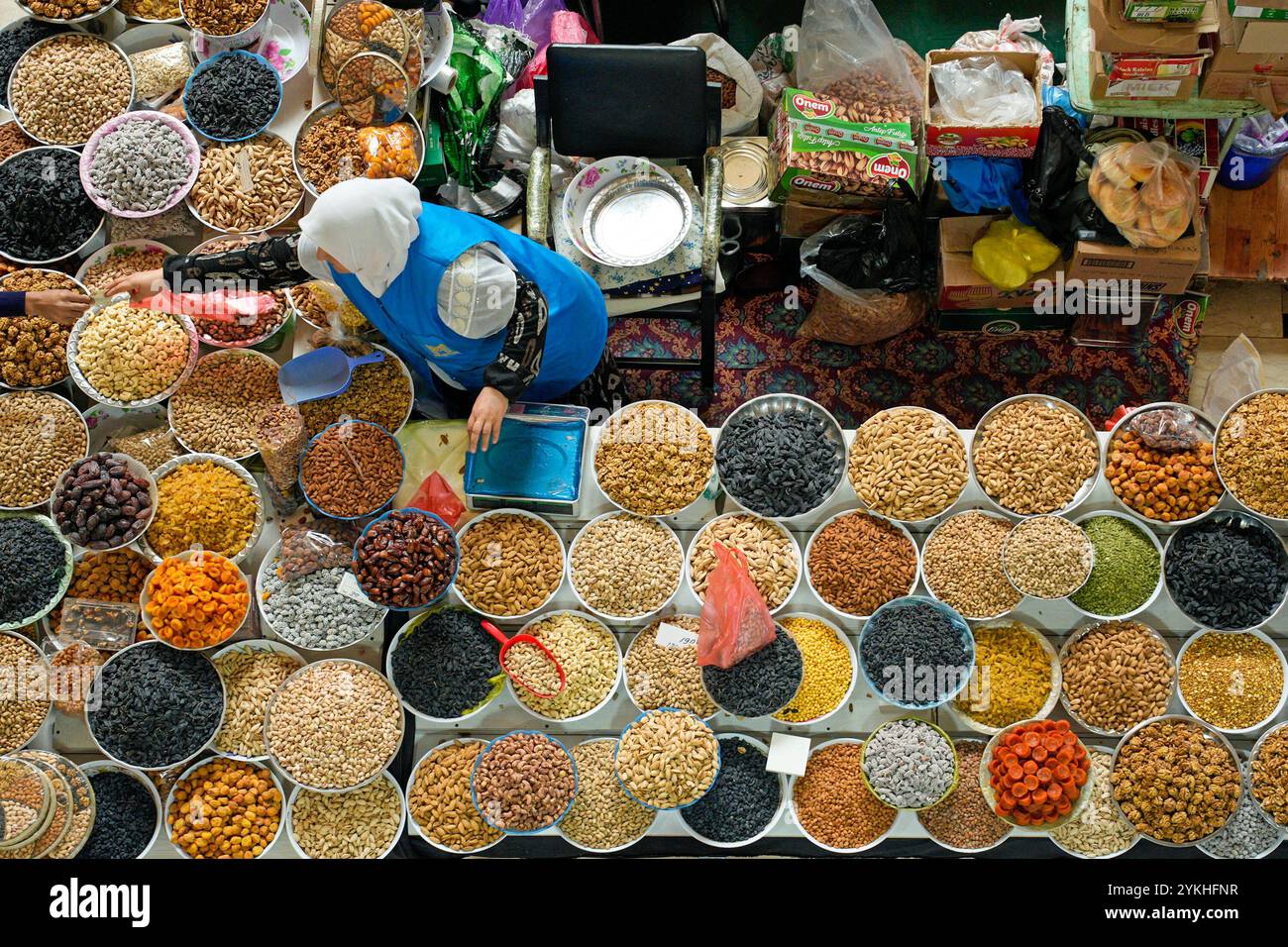 Mehrgon is a huge purpose built multi storey produce market in Dushanb ...