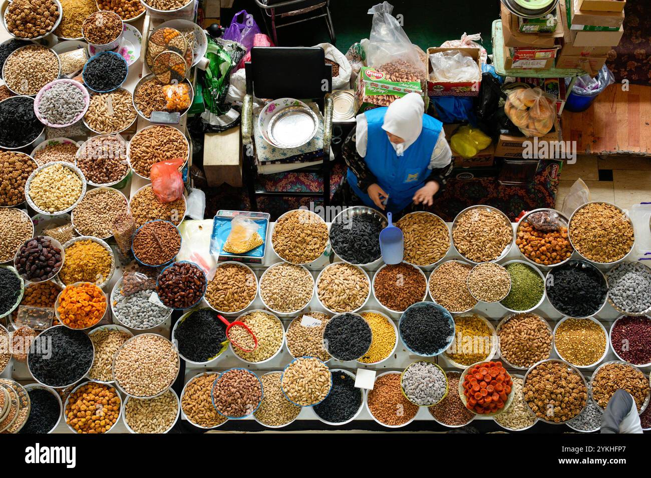 Mehrgon is a huge purpose built multi storey produce market in Dushanb ...