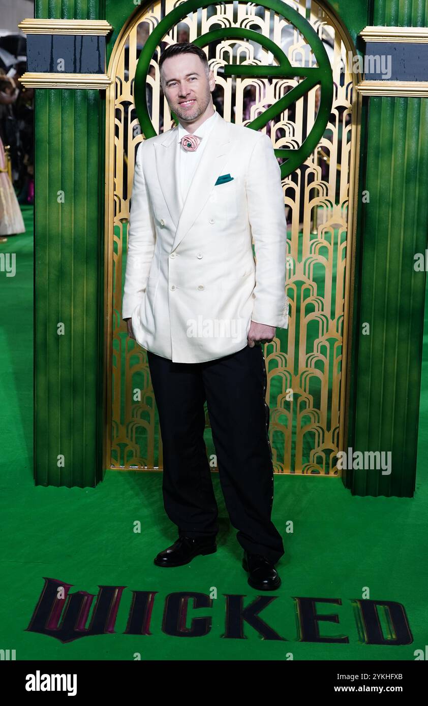 Christopher Scott arriving for the UK premiere of Wicked at the Royal Festival Hall, Southbank ...