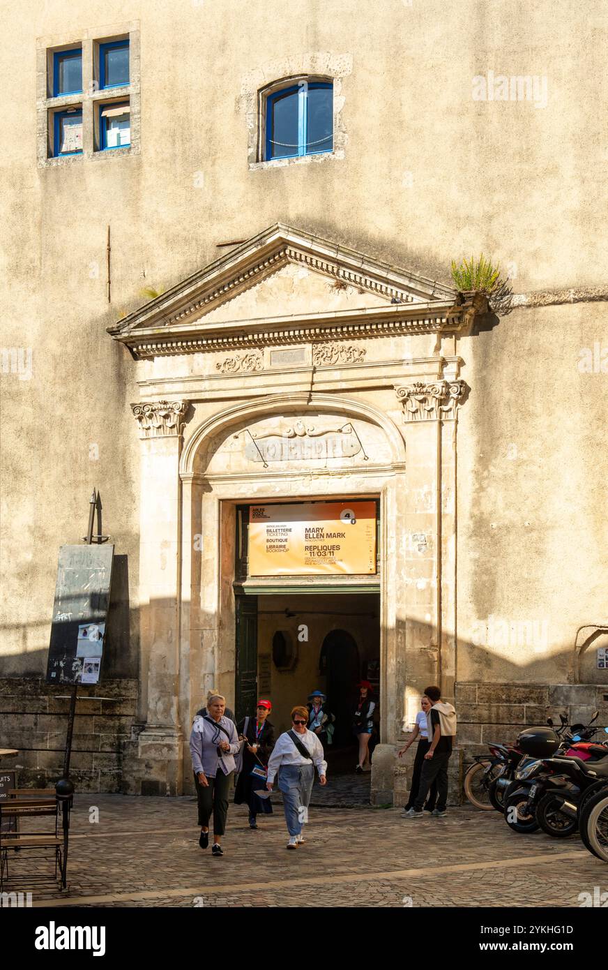 Exhibition by Mary ellen Mark at the Hotel Dieu in Arles, a city on the ...