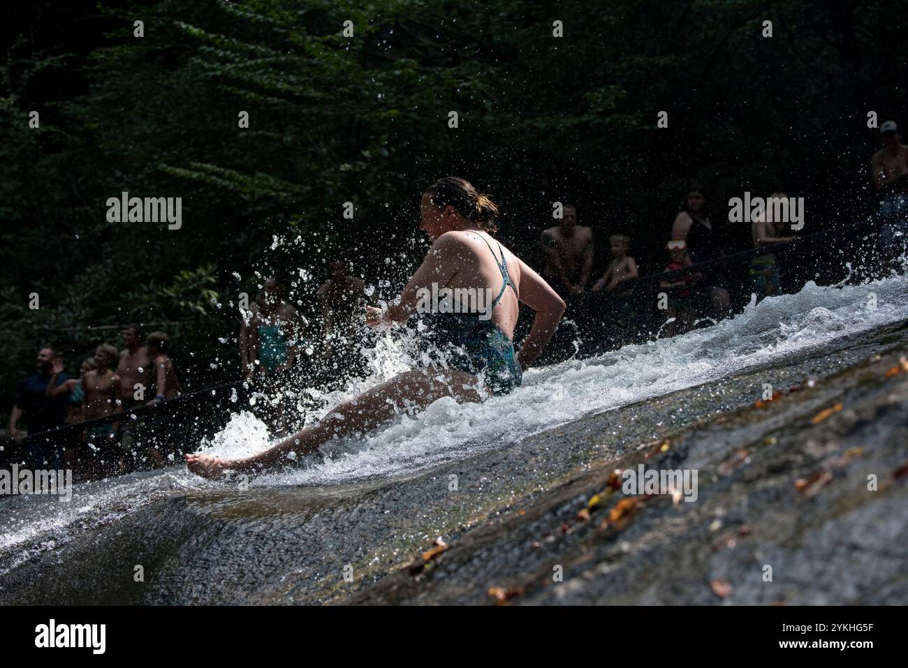 Pool slides foot wear hi-res stock photography and images - Alamy