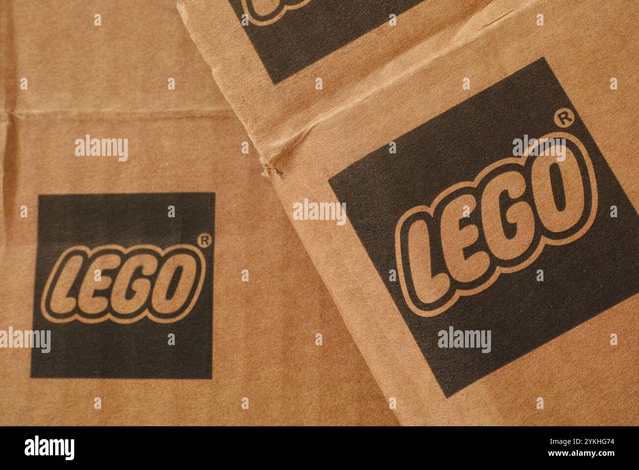Tambov, Russian Federation - November 12, 2024 Close-up shot of Lego ...