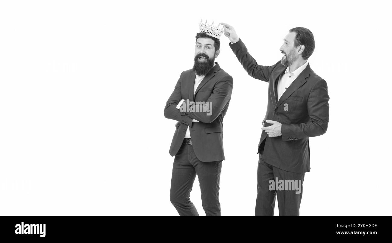 Achievement is its own reward. Bearded man got reward from director ...