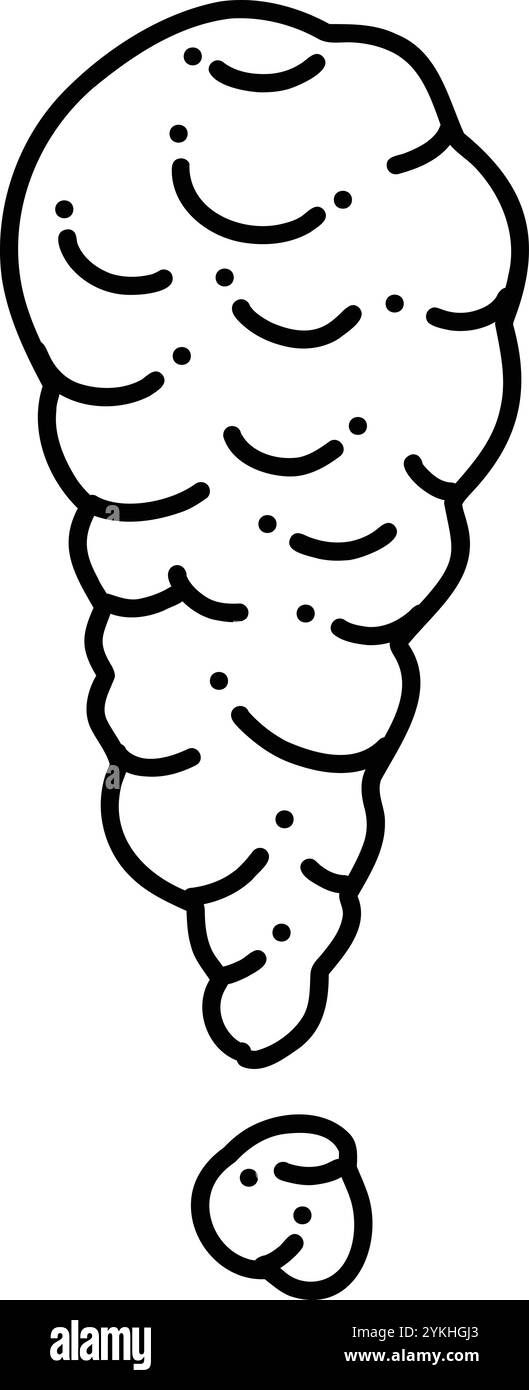 Doodle exclamation mark. Hand drawn punctuation marks and exclamatory ...