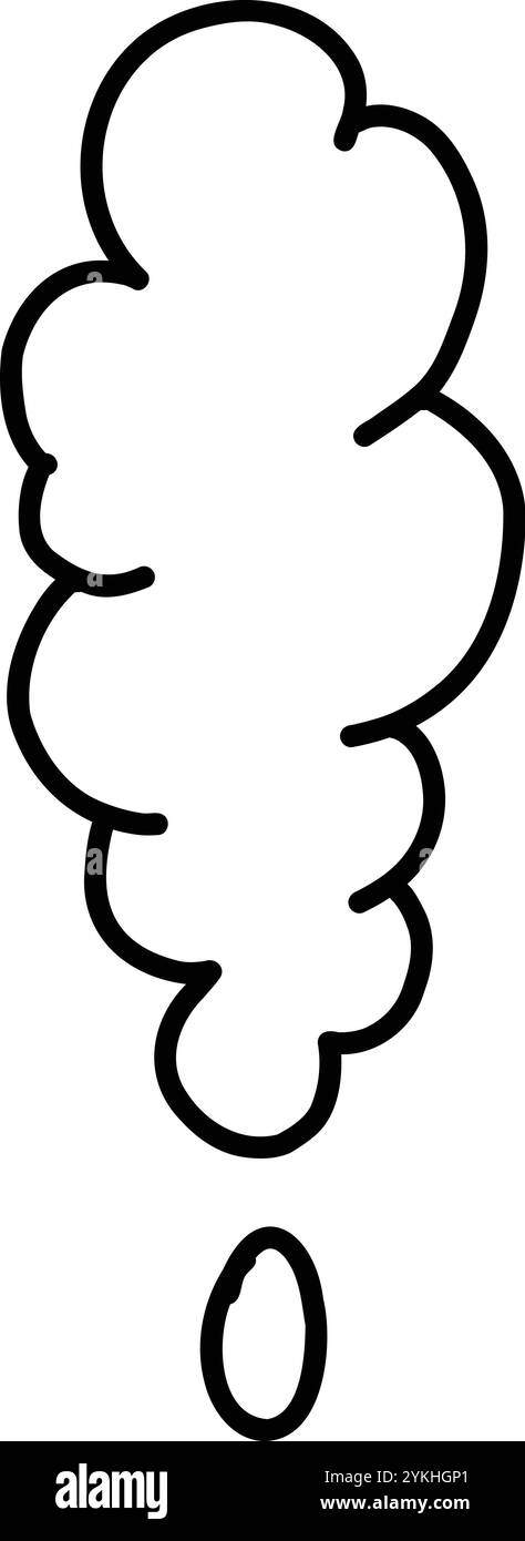 Doodle exclamation mark. Hand drawn punctuation marks and exclamatory ...