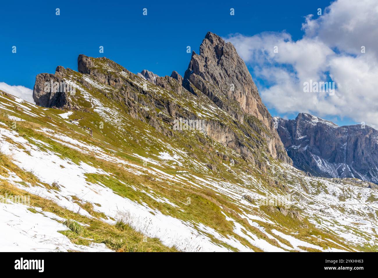 Seceda Mountain in the Dolomiti Alps is a prime photography location ...