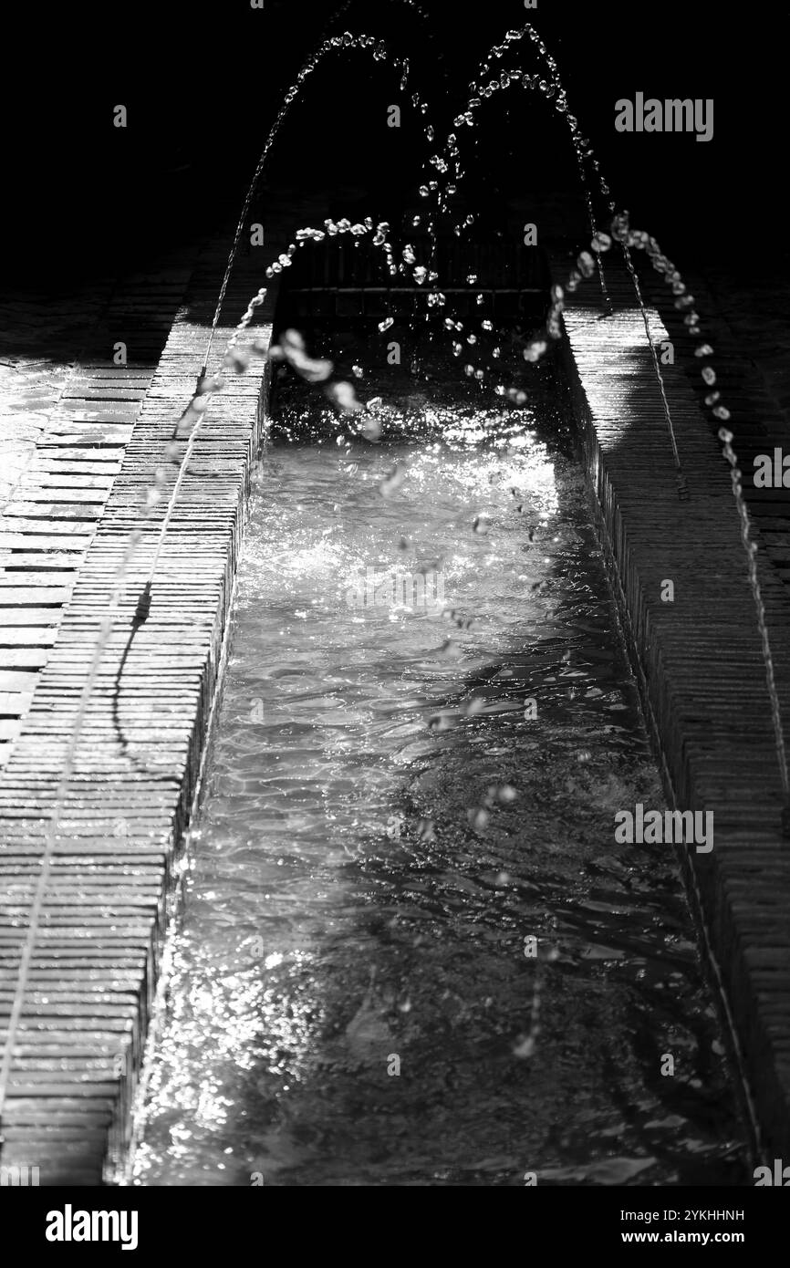 Anna, Valencia, Spain- October 27, 2024: Fountain of the Castle-Palace ...