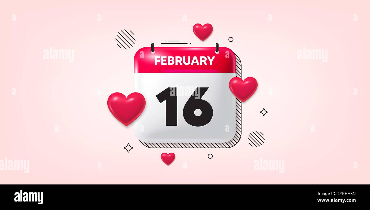 16 february icon hi-res stock photography and images - Alamy
