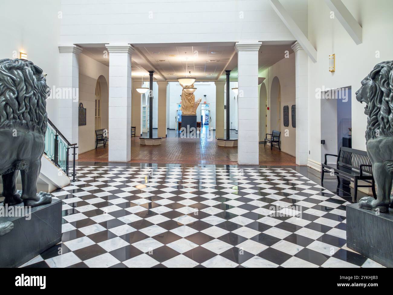 Interior of the History Museum of Mobile, S Royal Street, Mobile ...