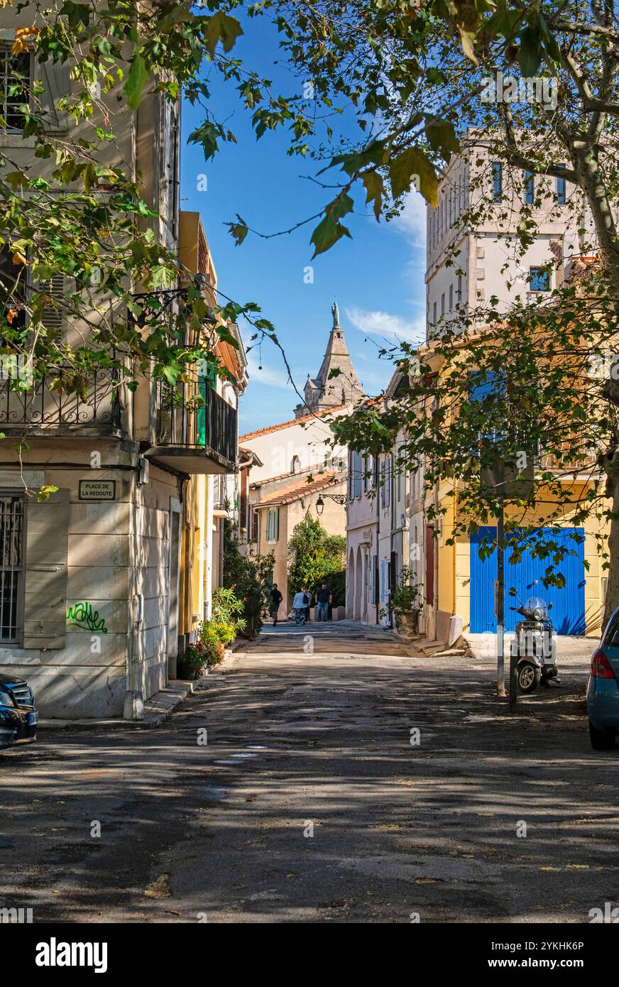 Street scenes in the French city of Arles, a city on the Rhone River in ...