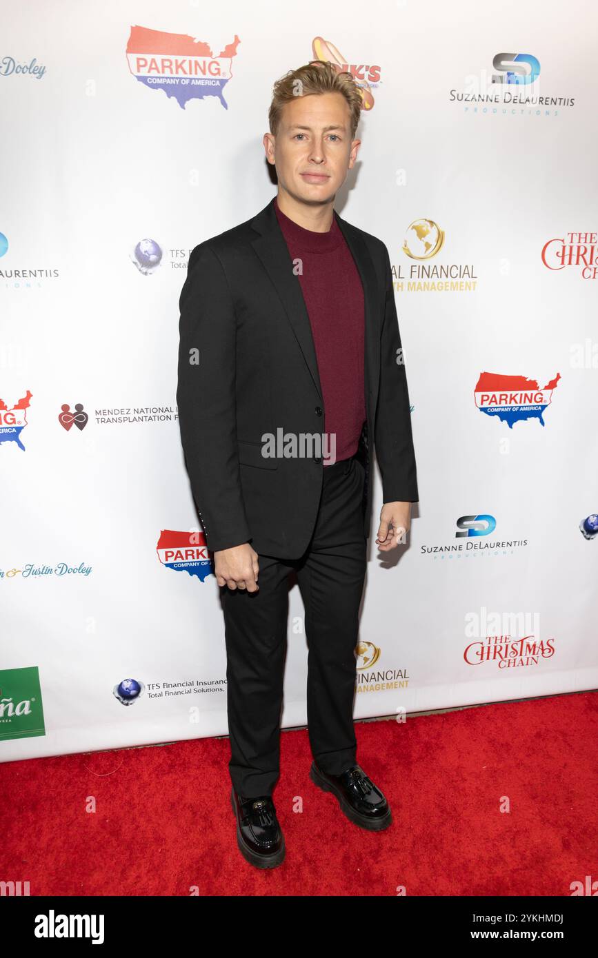 Burbank, CA, USA. 17th November, 2024. Actor Logan Coffey attends the ...