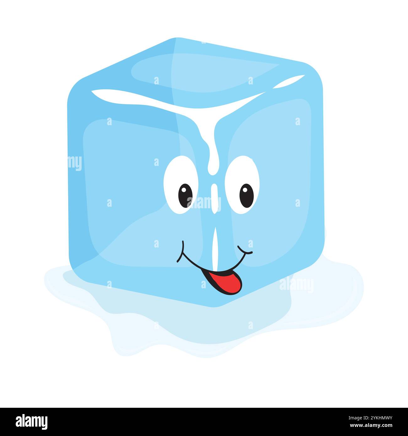 Cartoon ice cube hi-res stock photography and images - Alamy