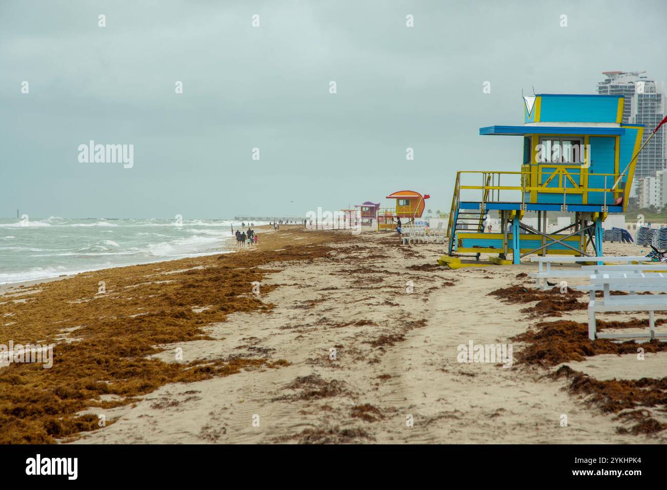 Miami Beach Lifeguard Tower Stock Photo - Alamy