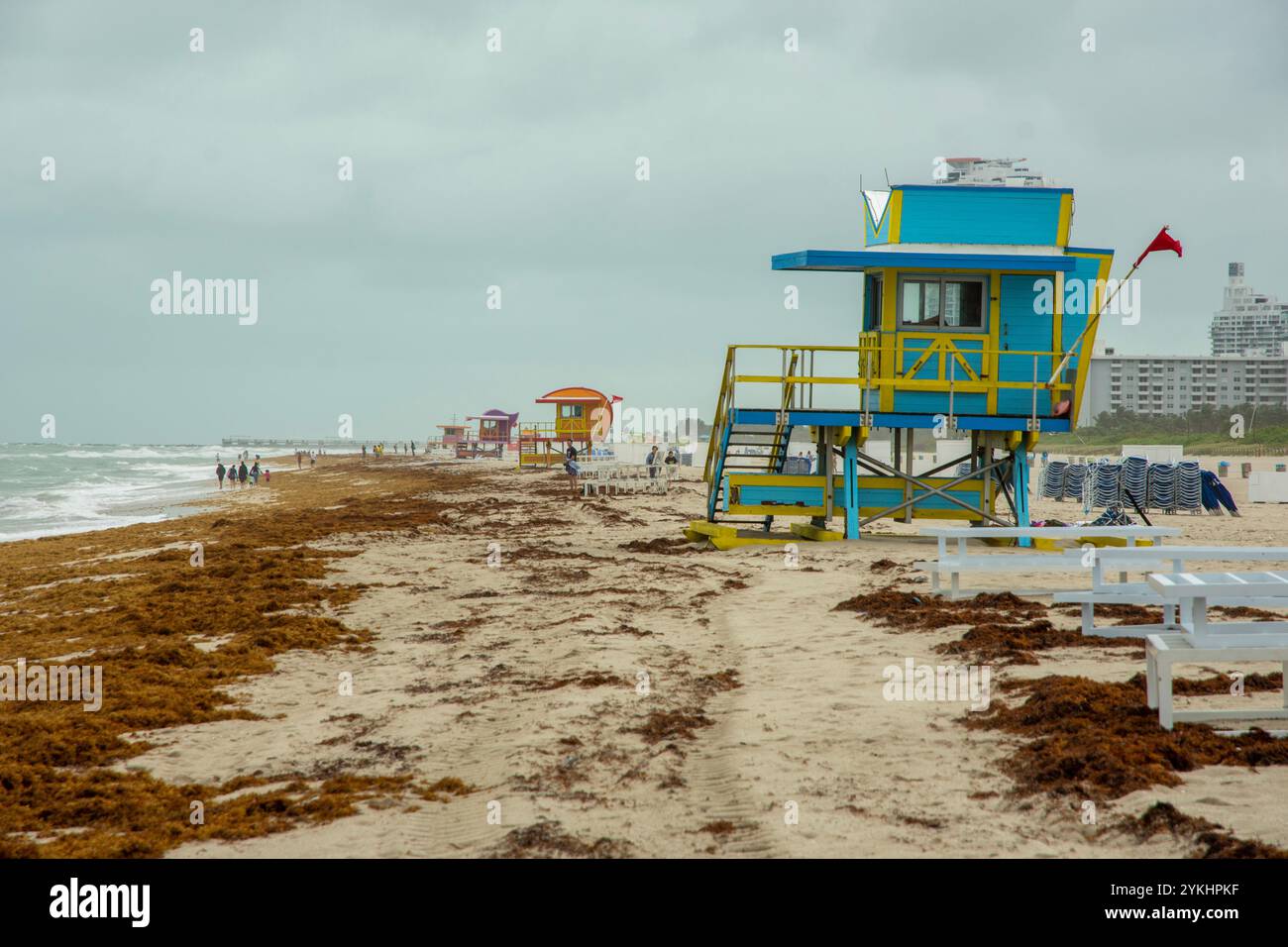 Miami Beach Lifeguard Tower Stock Photo - Alamy