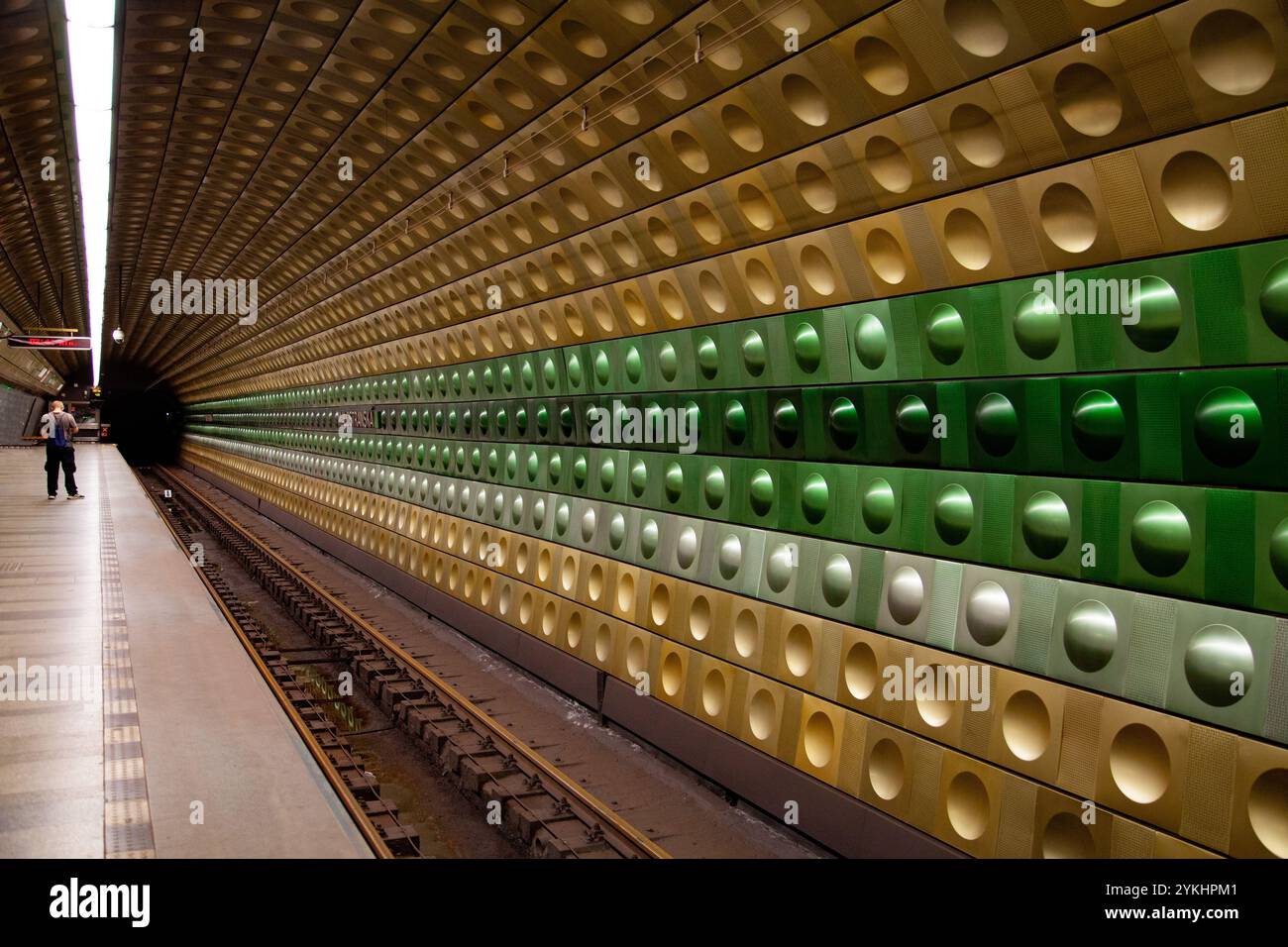 Prague metro subway underground public transportation czech republic hi ...