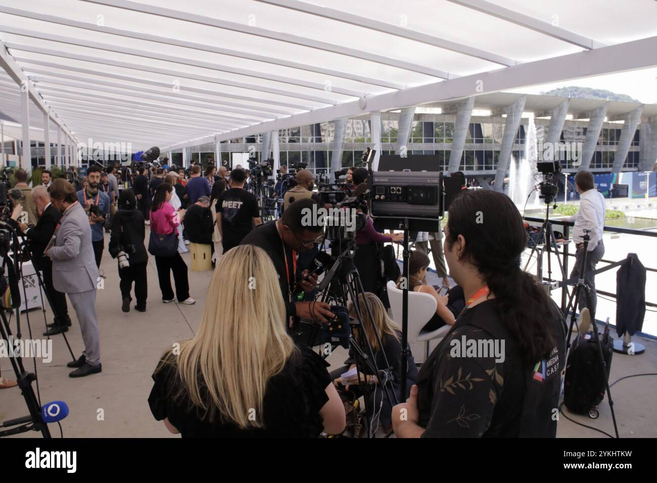 Rio De Janeiro, Brazil. 18th Nov, 2024. Nineteenth meeting of the G20 summit, held on November ...