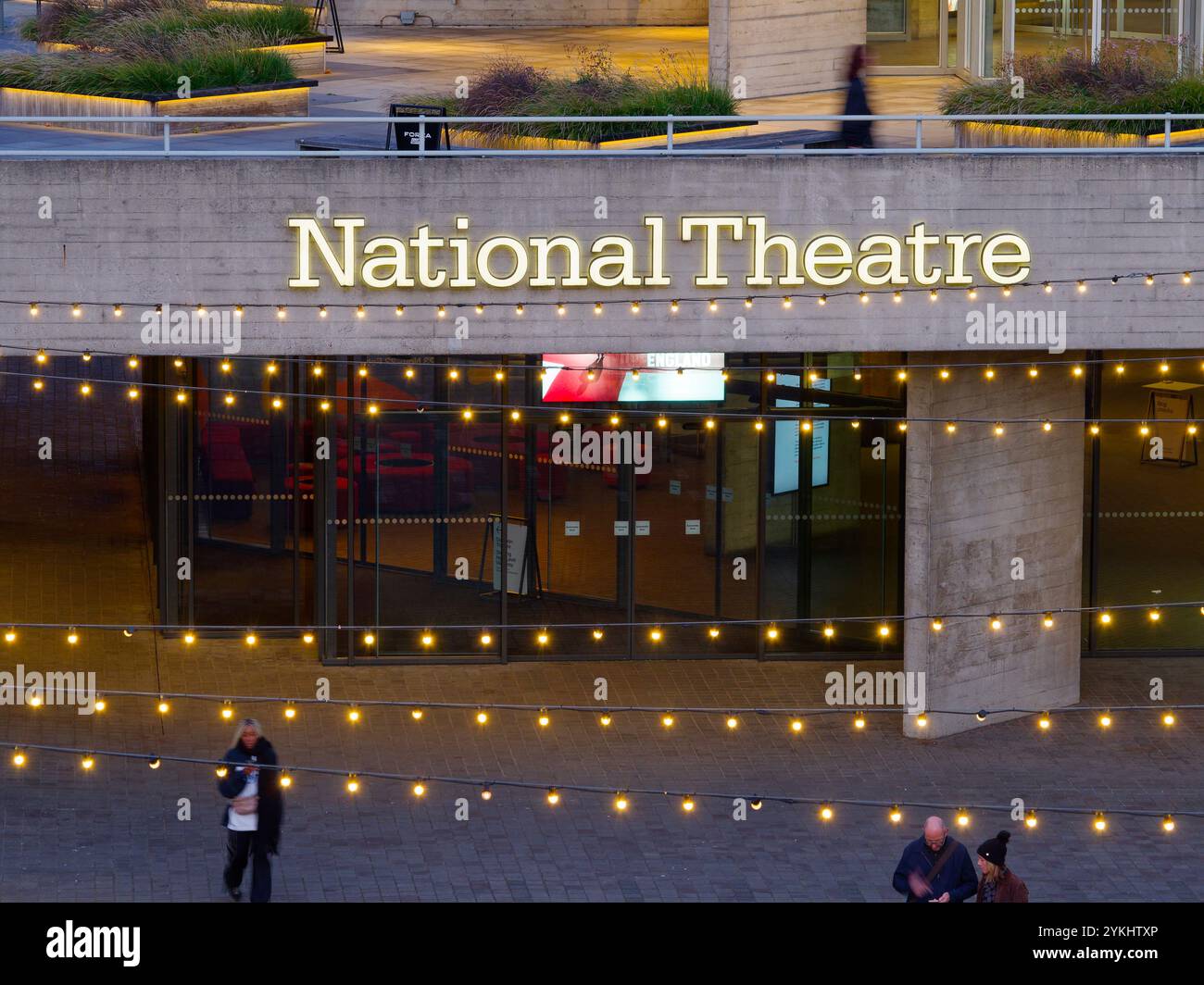 The National Theatre, South Bank, London, England, UK, GB Stock Photo ...