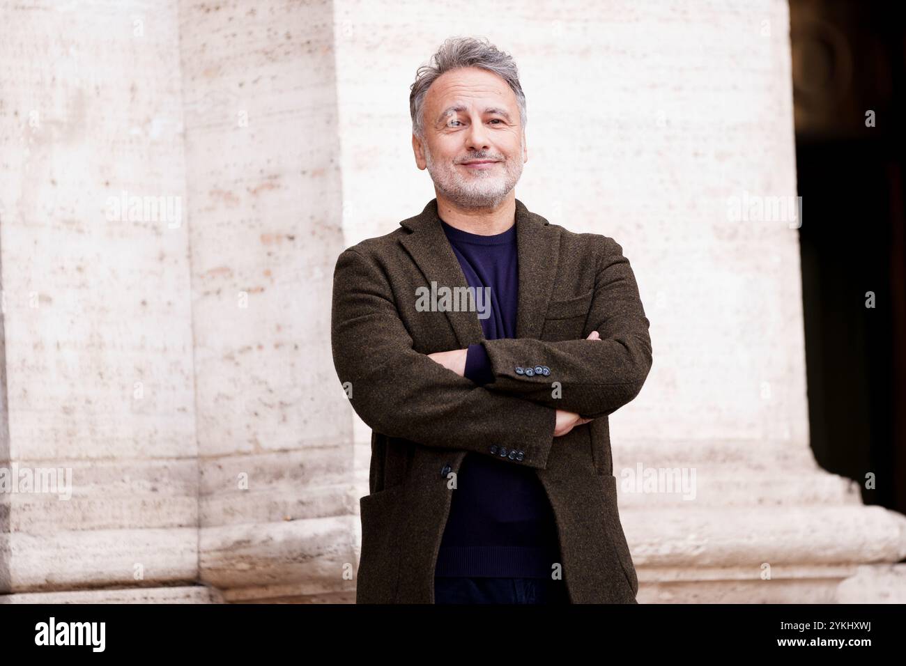 ROME, ITALY - NOVEMBER 18: (L-R) Ludovica Francesconi, Leo Gassmann ...