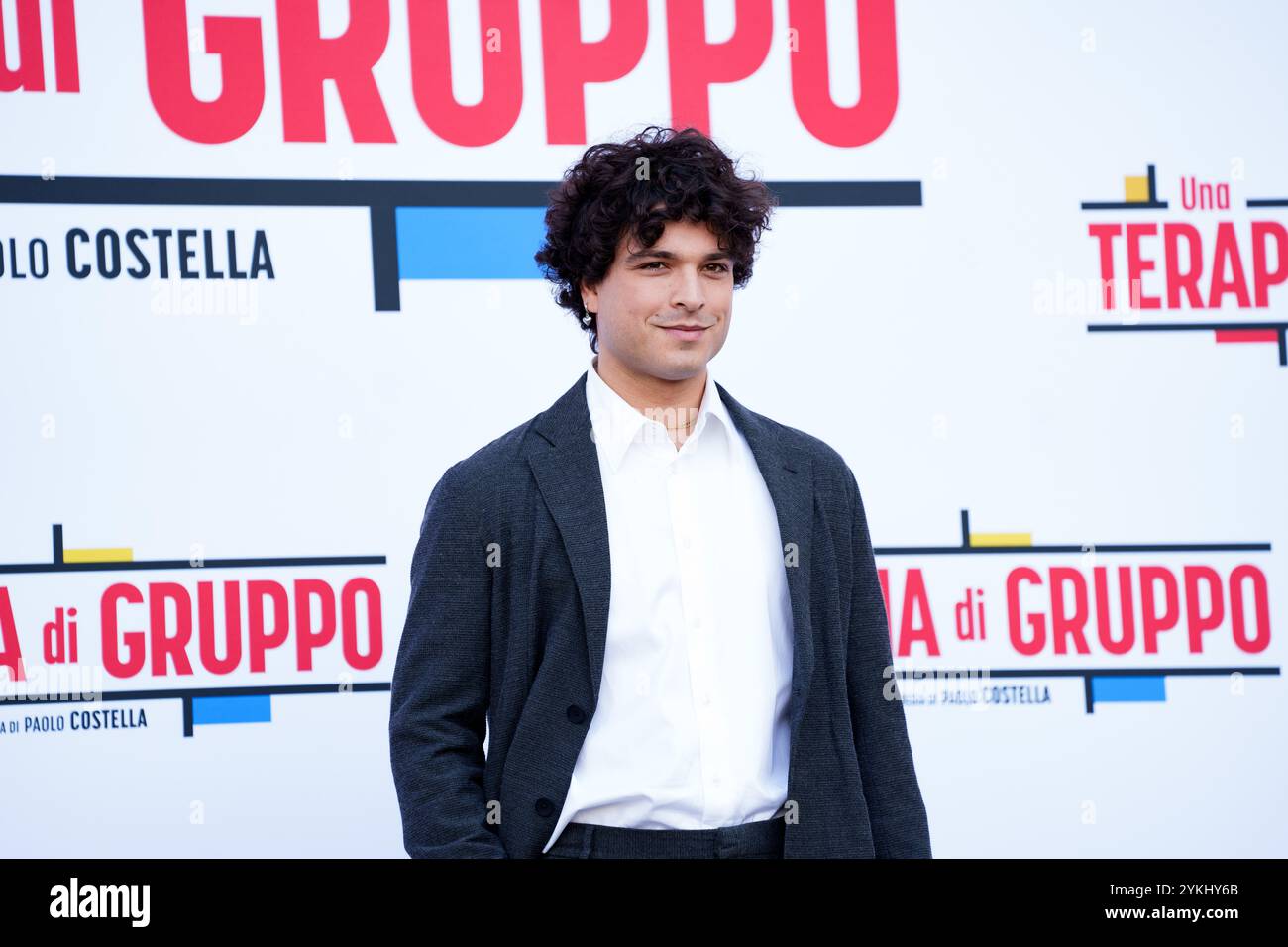 ROME, ITALY - NOVEMBER 18: (L-R) Ludovica Francesconi, Leo Gassmann ...