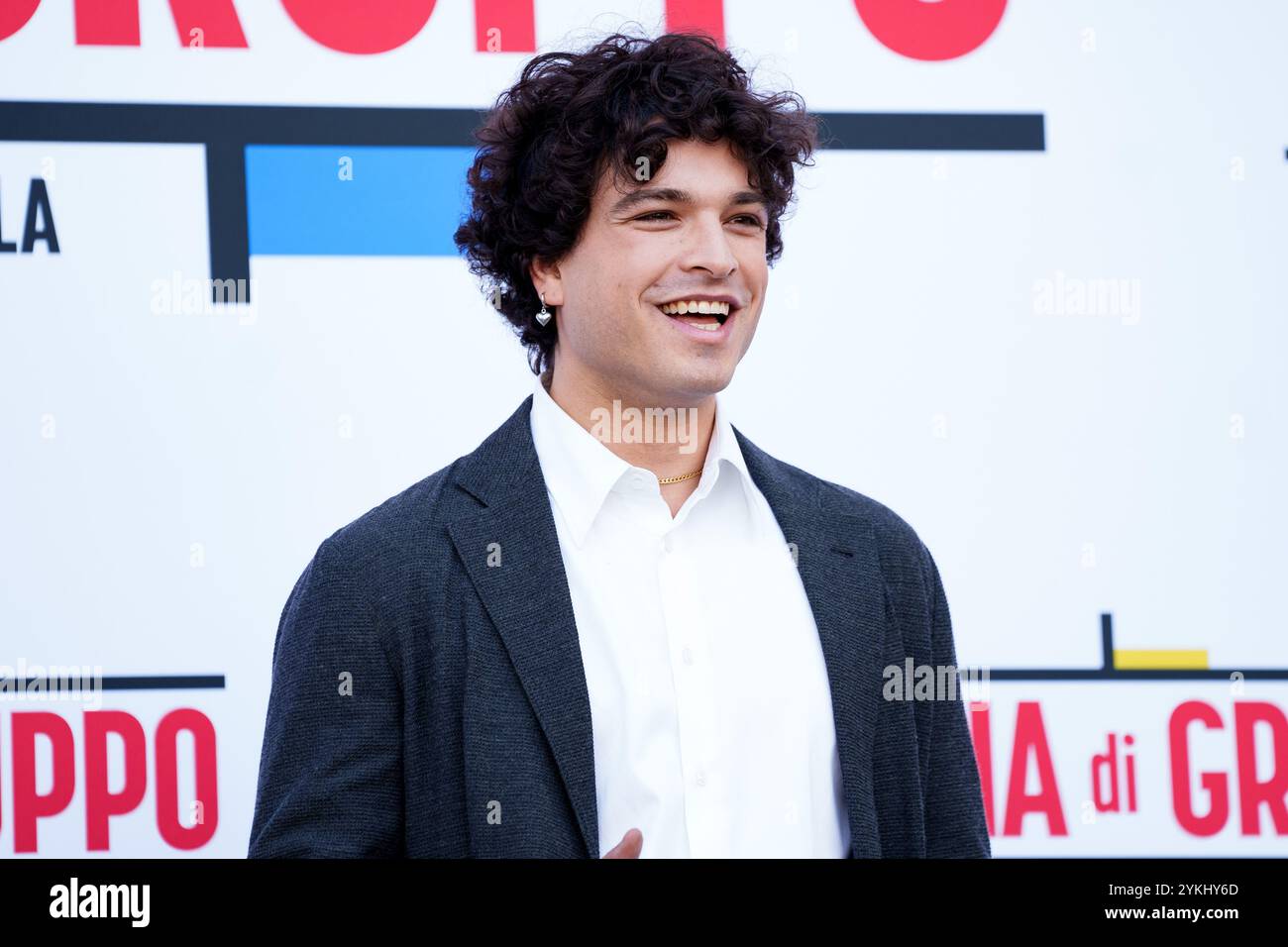 ROME, ITALY - NOVEMBER 18: (L-R) Ludovica Francesconi, Leo Gassmann ...