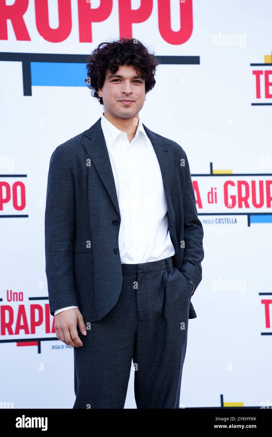 ROME, ITALY - NOVEMBER 18: (L-R) Ludovica Francesconi, Leo Gassmann ...