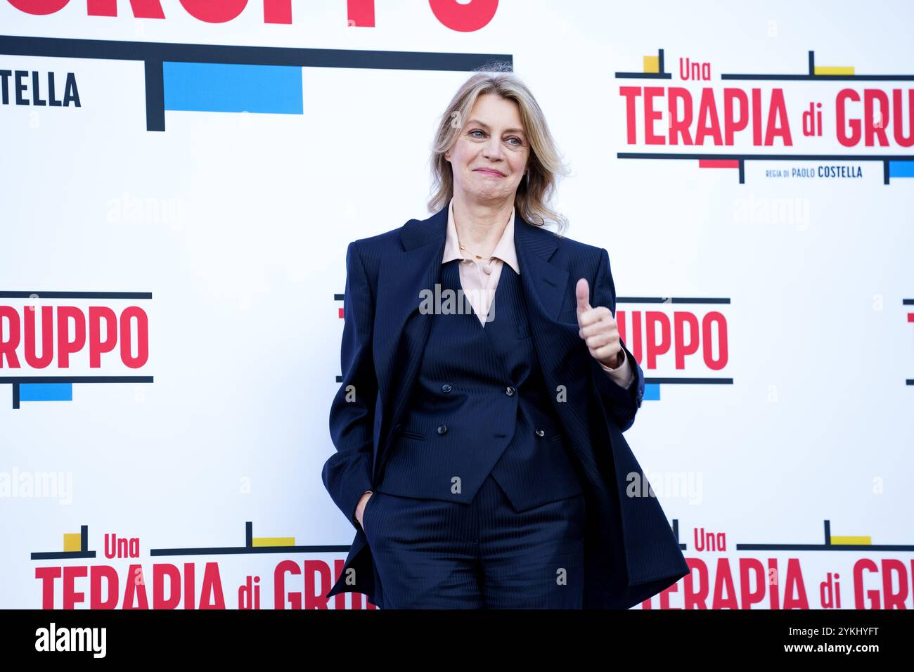 ROME, ITALY - NOVEMBER 18: (L-R) Ludovica Francesconi, Leo Gassmann ...
