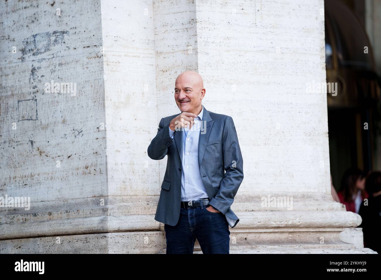 ROME, ITALY - NOVEMBER 18: (L-R) Ludovica Francesconi, Leo Gassmann ...