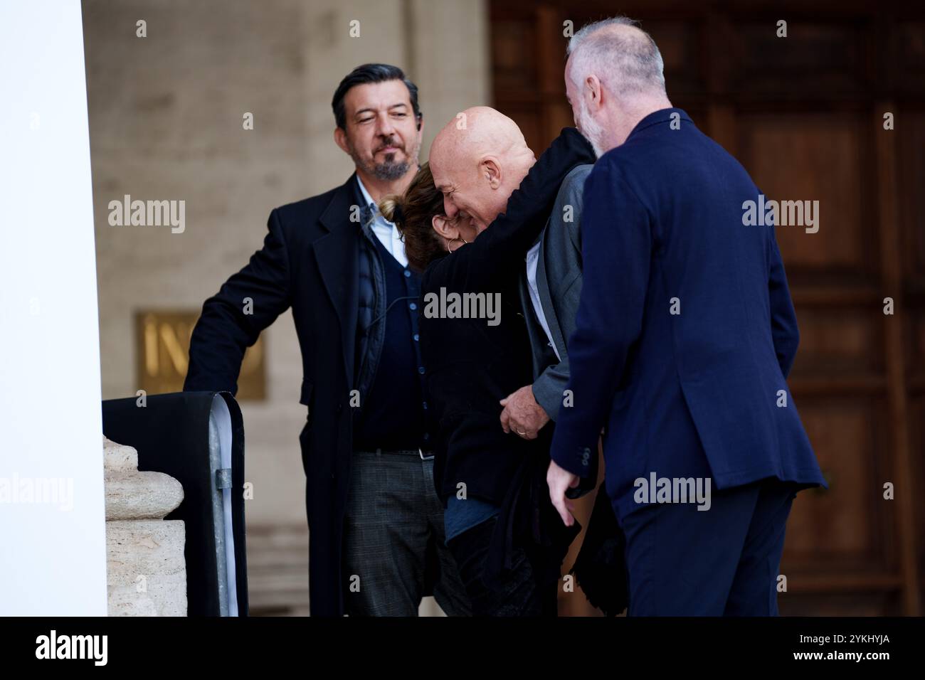 ROME, ITALY - NOVEMBER 18: (L-R) Ludovica Francesconi, Leo Gassmann ...