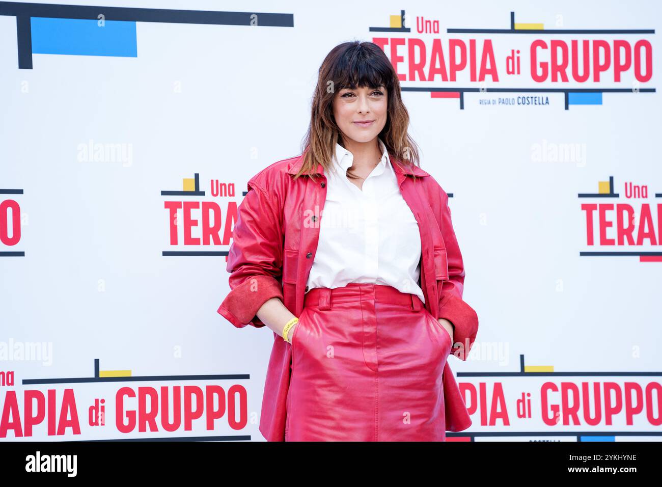 ROME, ITALY - NOVEMBER 18: (L-R) Ludovica Francesconi, Leo Gassmann ...