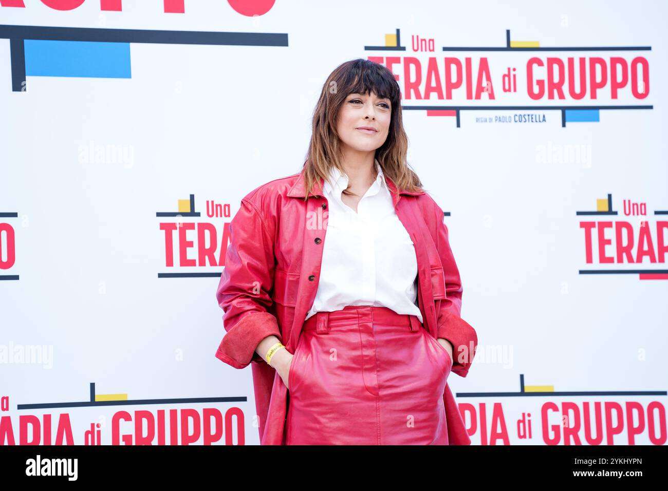 ROME, ITALY - NOVEMBER 18: (L-R) Ludovica Francesconi, Leo Gassmann ...