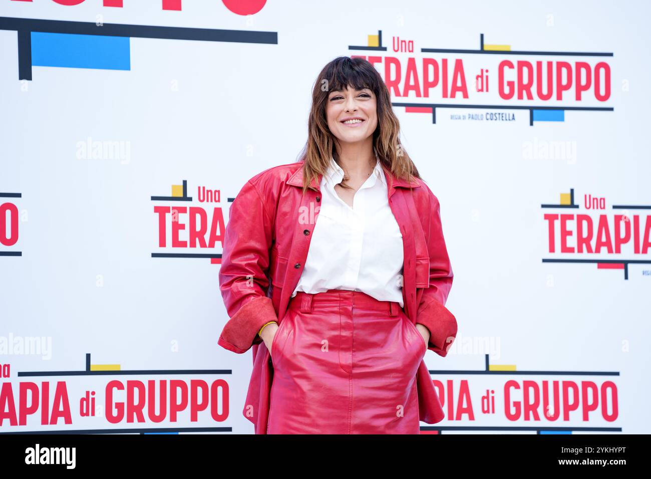 ROME, ITALY - NOVEMBER 18: (L-R) Ludovica Francesconi, Leo Gassmann ...