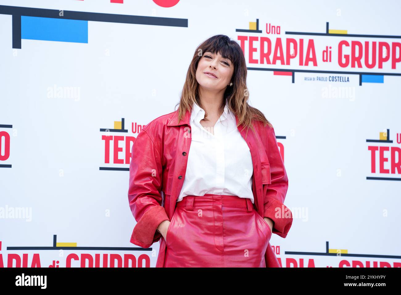ROME, ITALY - NOVEMBER 18: (L-R) Ludovica Francesconi, Leo Gassmann ...