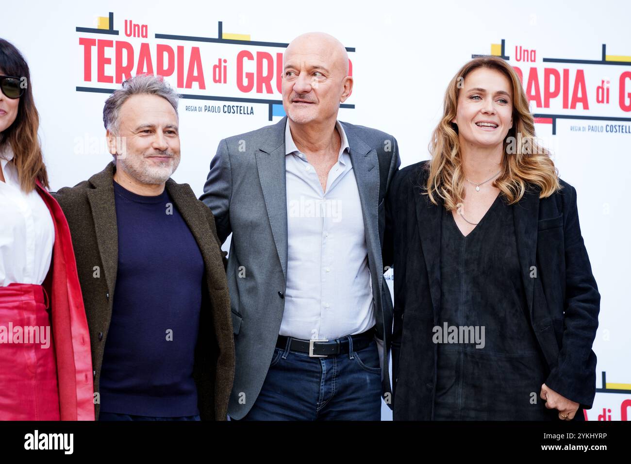 ROME, ITALY - NOVEMBER 18: (L-R) Ludovica Francesconi, Leo Gassmann ...
