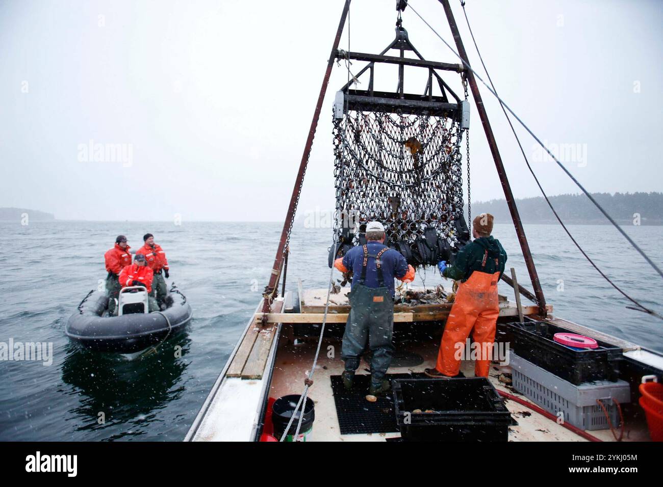 FILE — Marine Patrol officers, left, arrive for a routine inspection ...